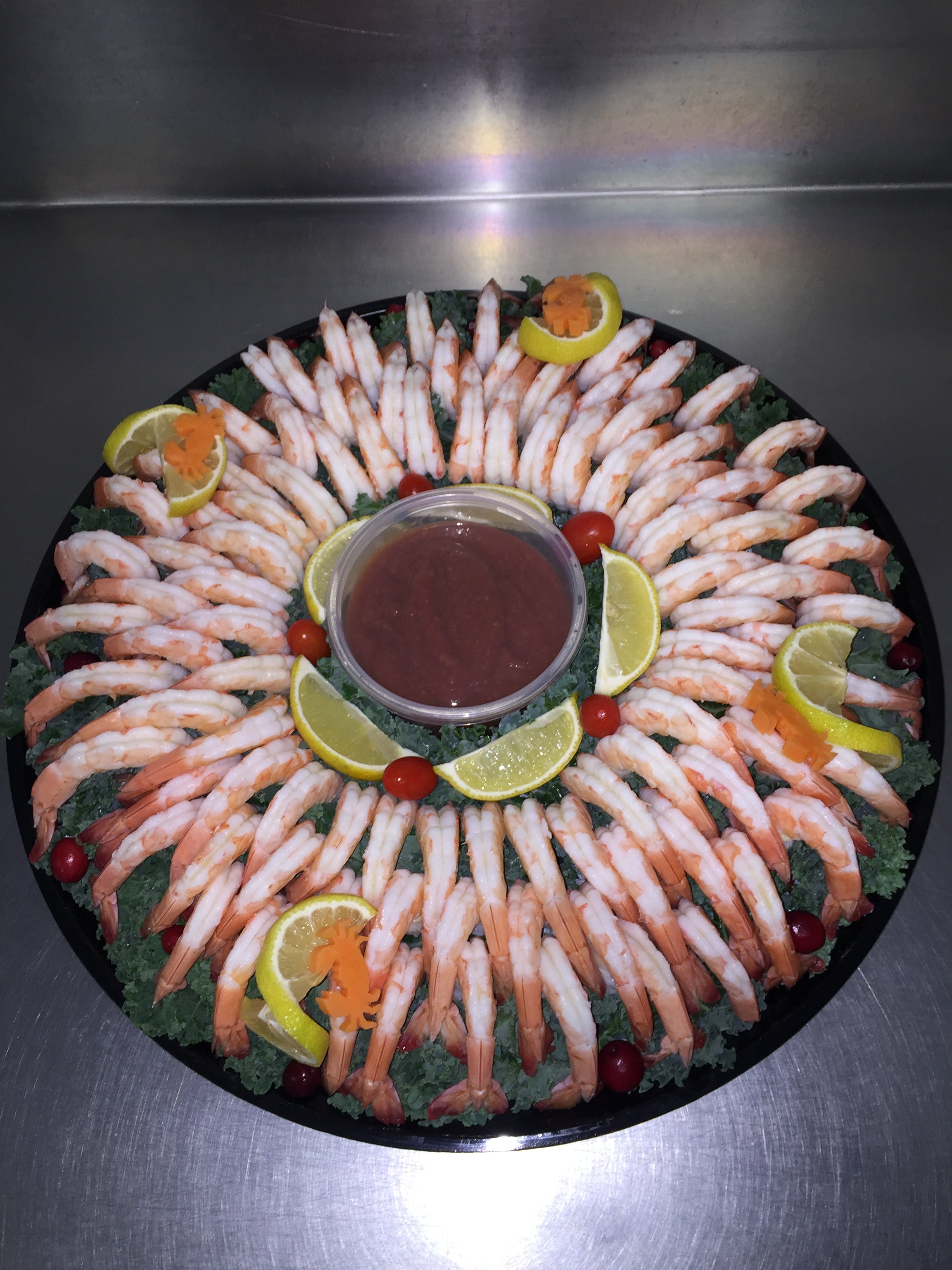 Jumbo Shrimp Cocktail Trays - (Approx. 20 shrimp per pound) 48 Hours N – Medford Seafood Market